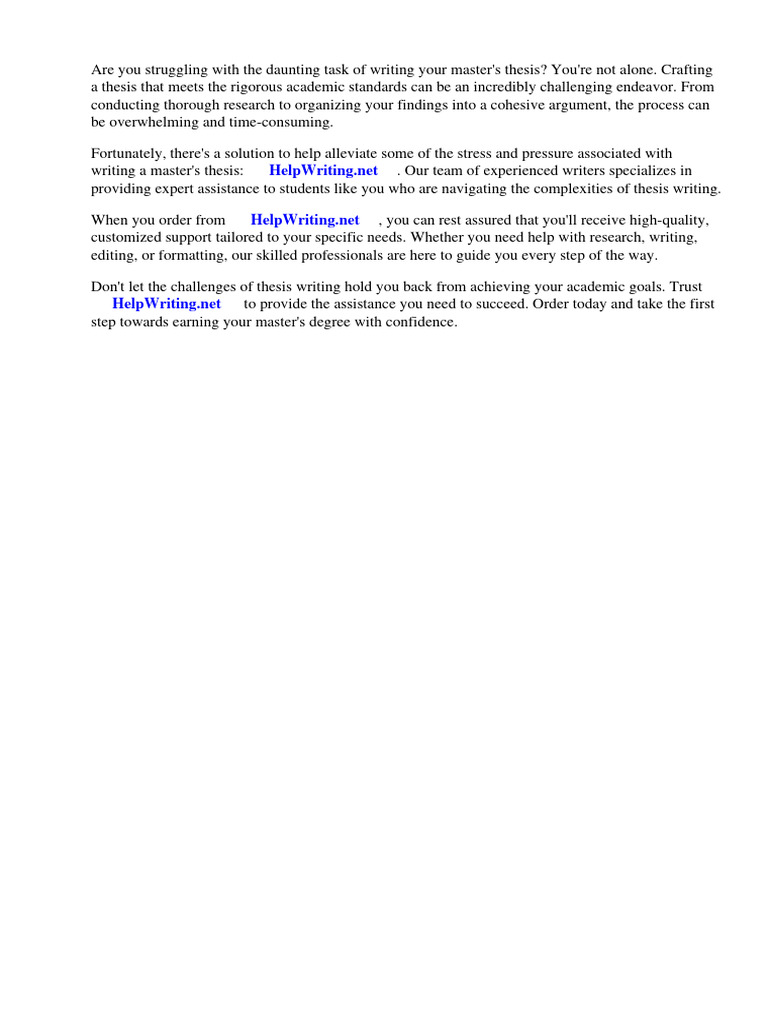 Master Thesis Award | PDF