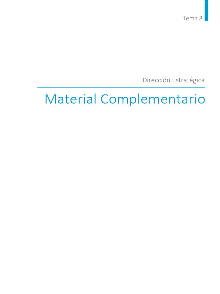 Material Complementario Tema 8 | PDF