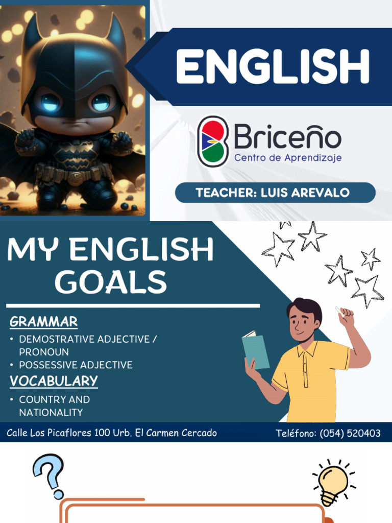 Demonstrative and Possessive Adjectives Guide | PDF | Adjective | Languages