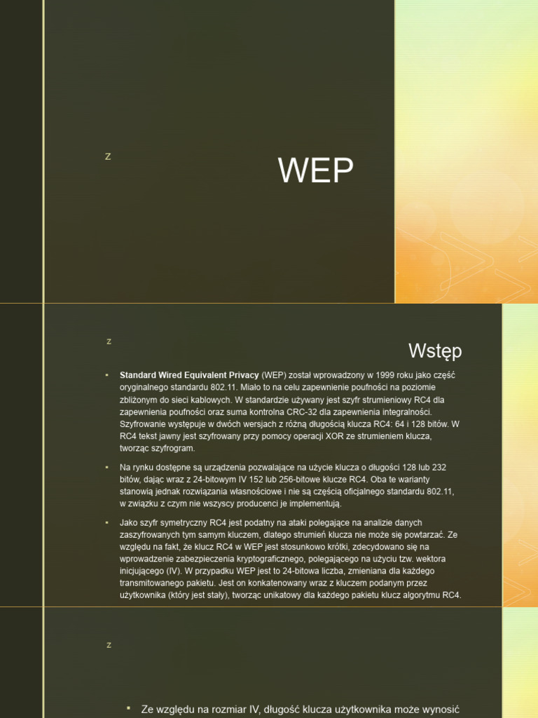 WEP | PDF