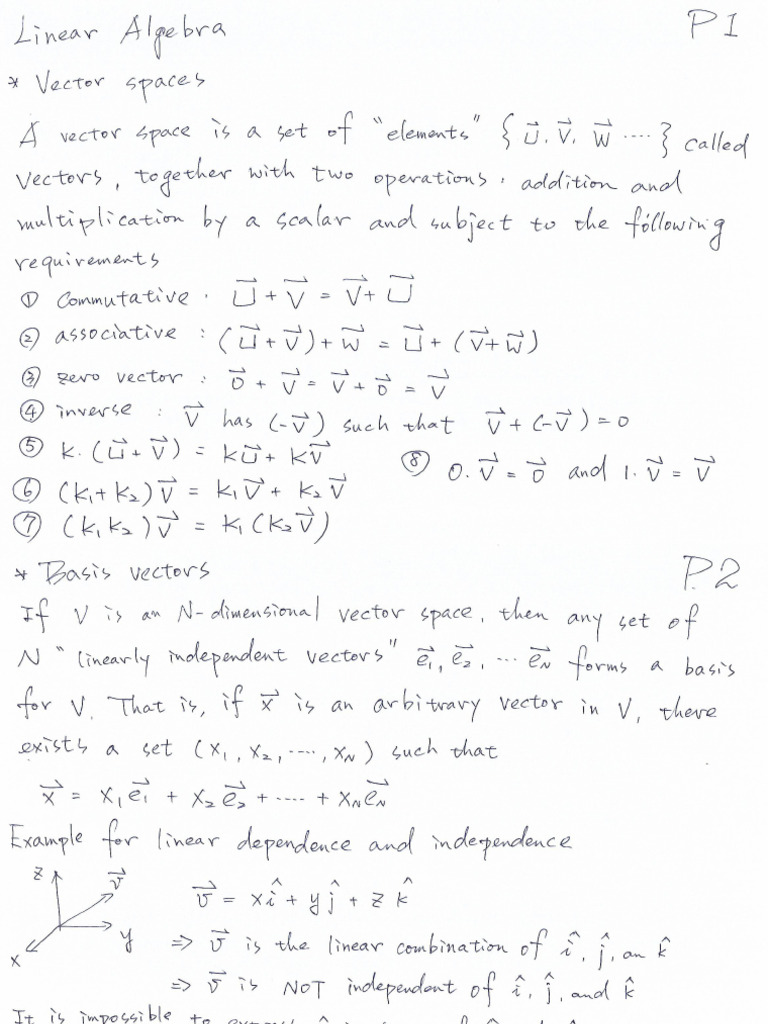Linear Algebra | PDF