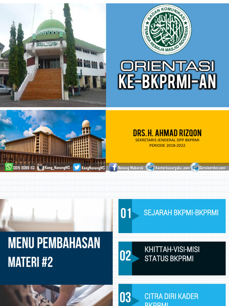 Sejarah dan Visi BKPRMI | PDF