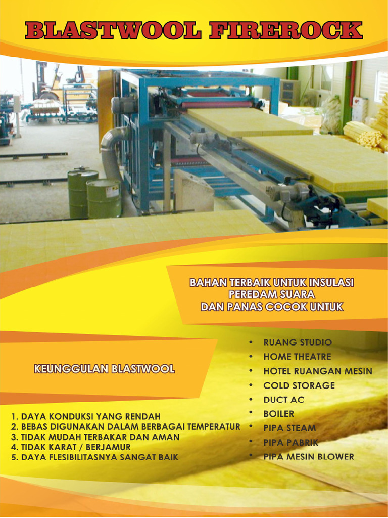 Brosur Blastwool Firerock Buana Paksa | PDF