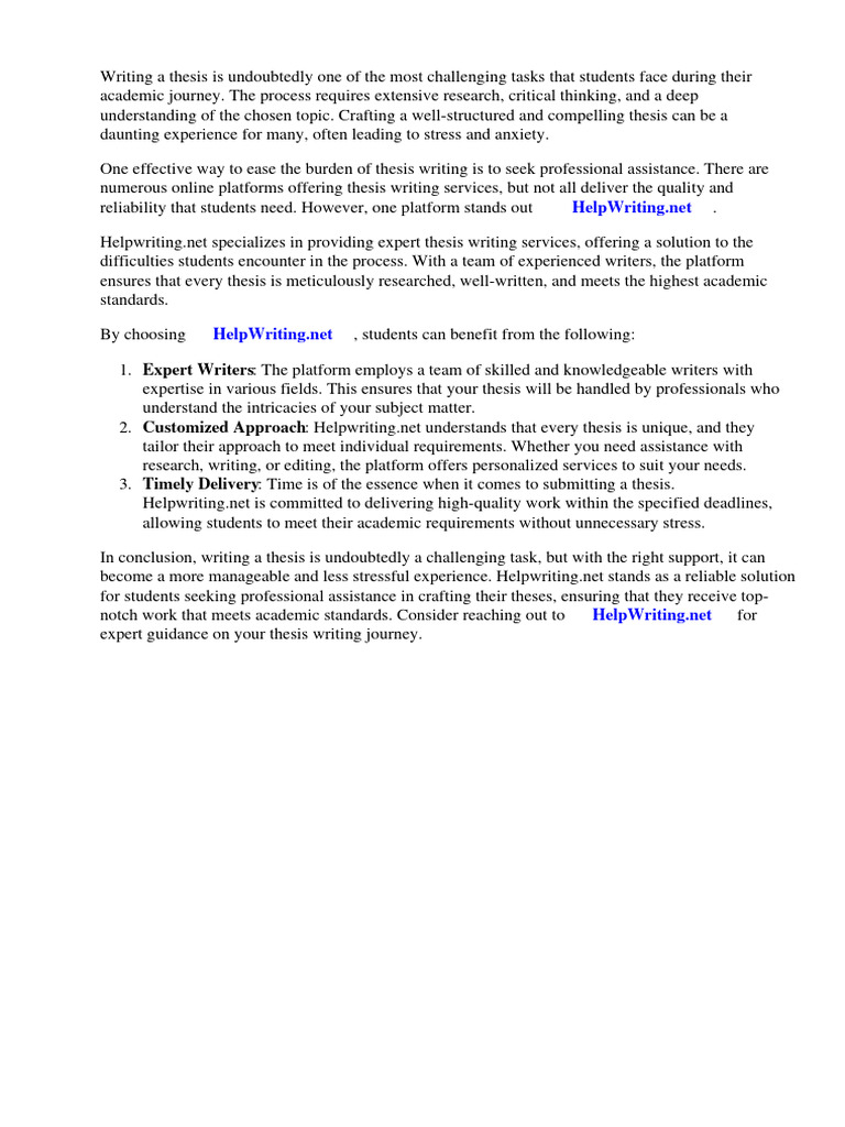 3 Point Thesis Examples | PDF | Adolescence | Essays