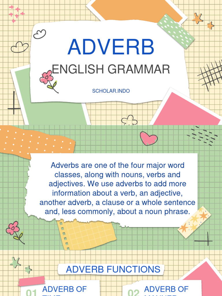 Understanding Adverbs In English Grammar Pdf Career Growth