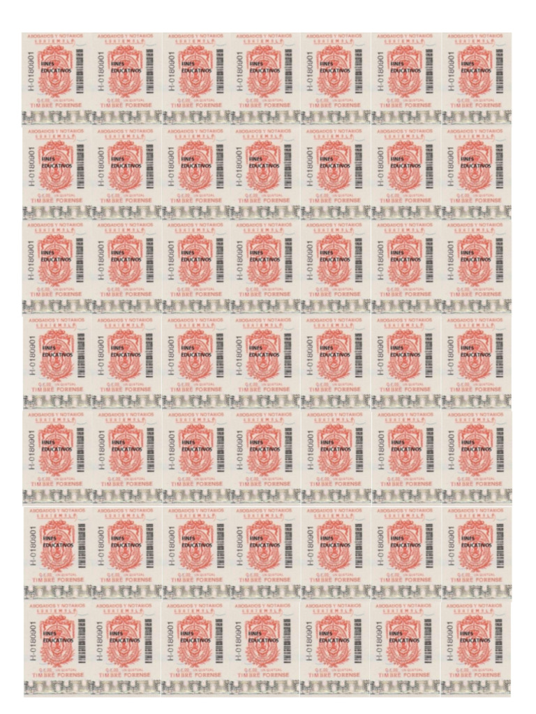 Timbres Forenses | PDF