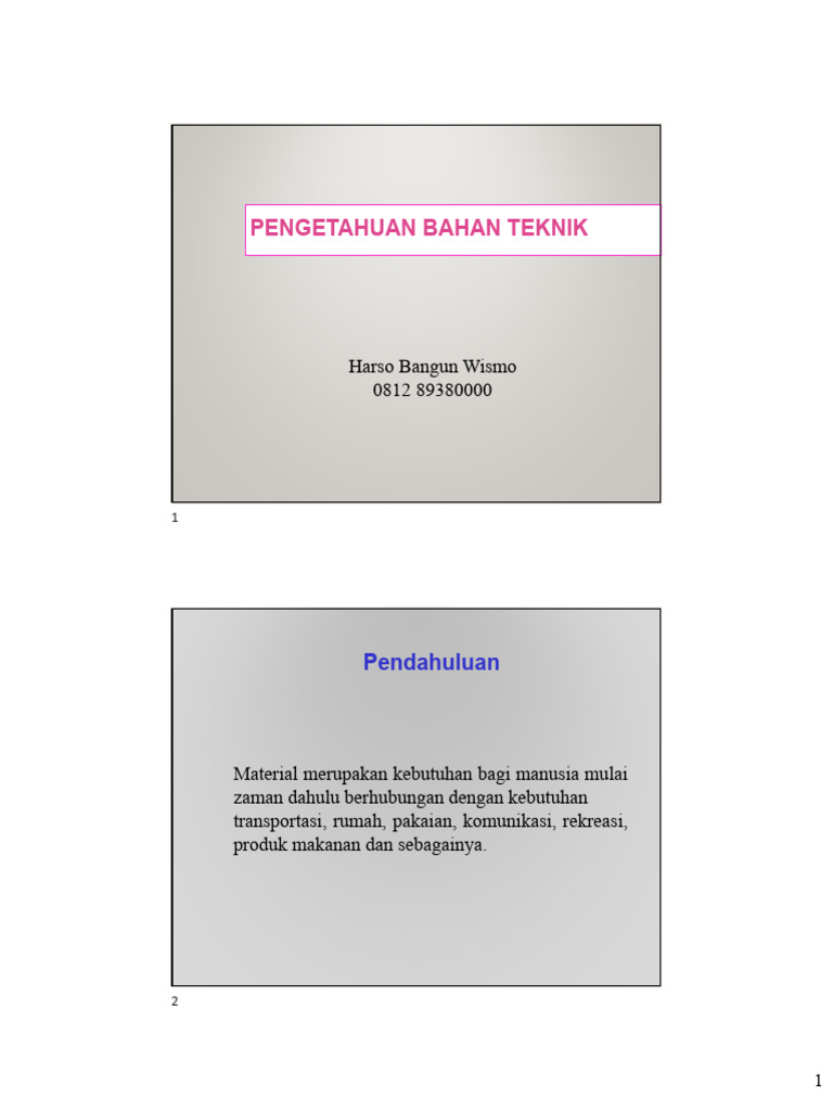 12 Pengetahuan Bahan Teknik k3 | PDF
