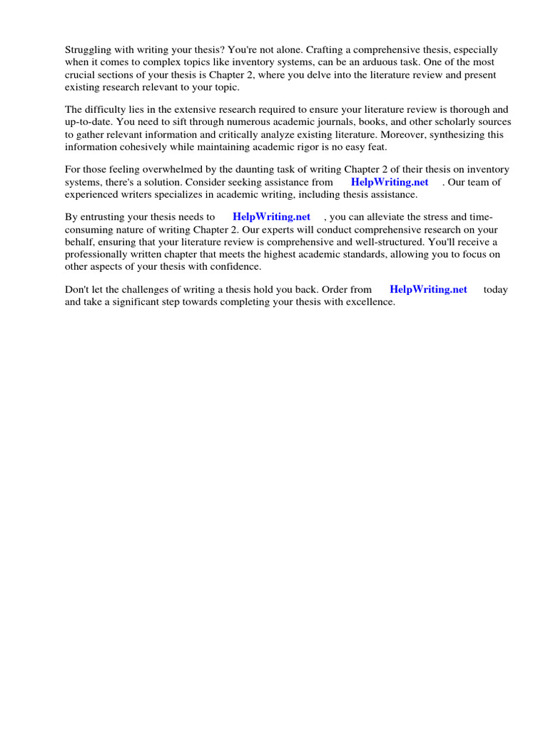 Chapter 2 Thesis Sample Inventory System | PDF | Inventory | Databases