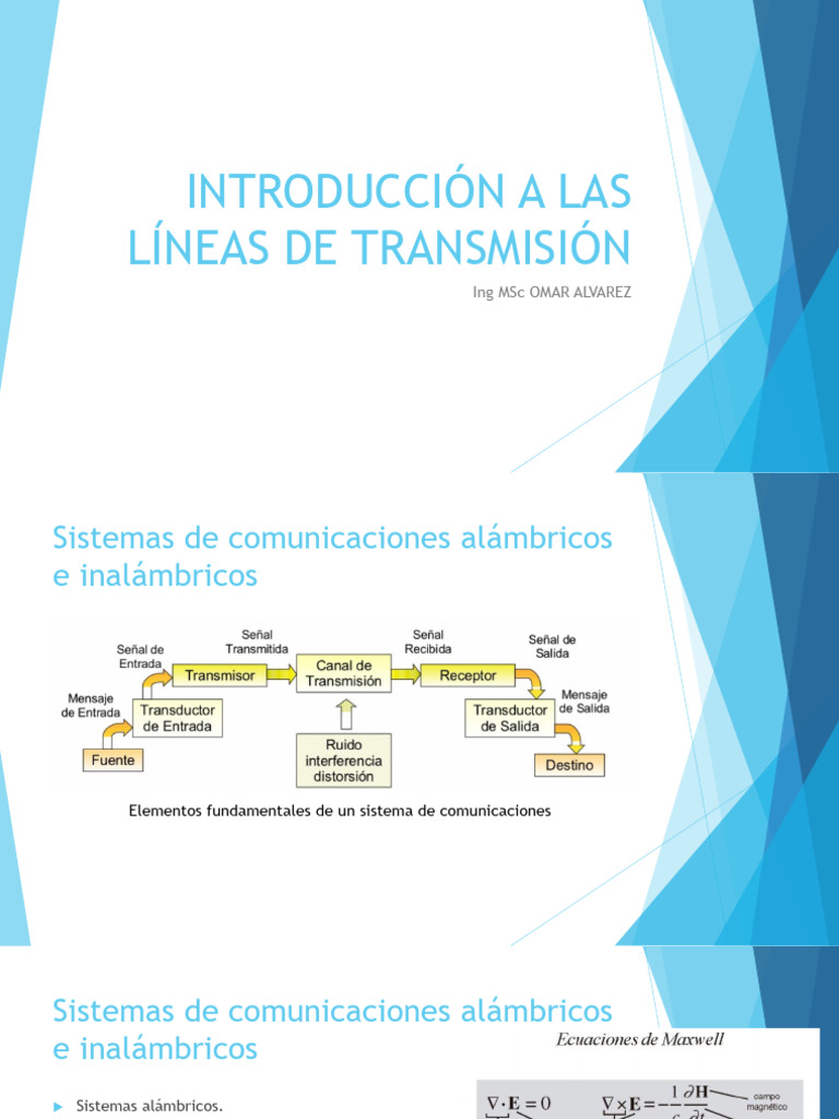 1 - Lineas de Transmision - 2024 | PDF | Línea de transmisión | Radiación electromagnética