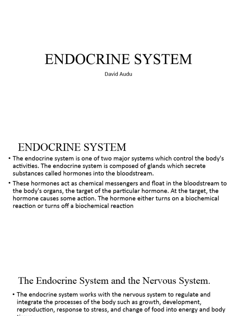 Endocrine System | PDF | Adrenal Gland | Luteinizing Hormone