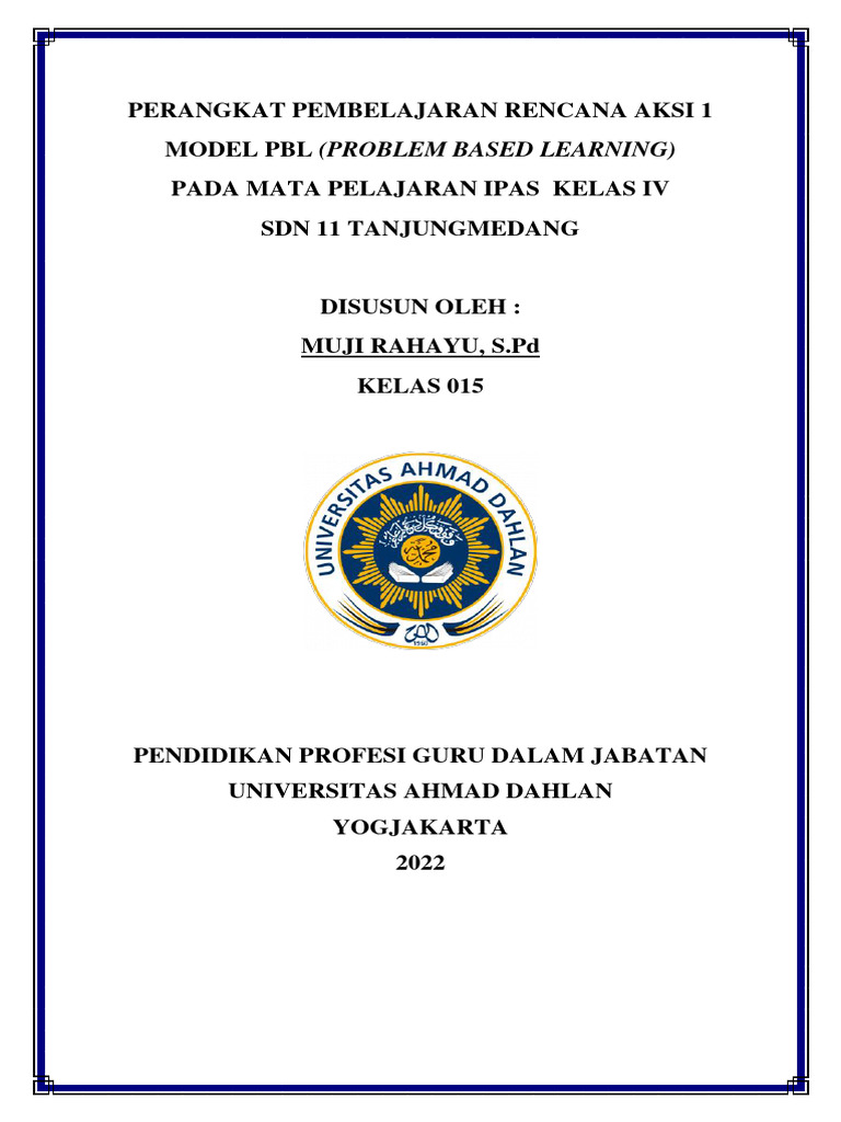Aksi 1 Muji Rahayu | PDF | Karier & Perkembangan
