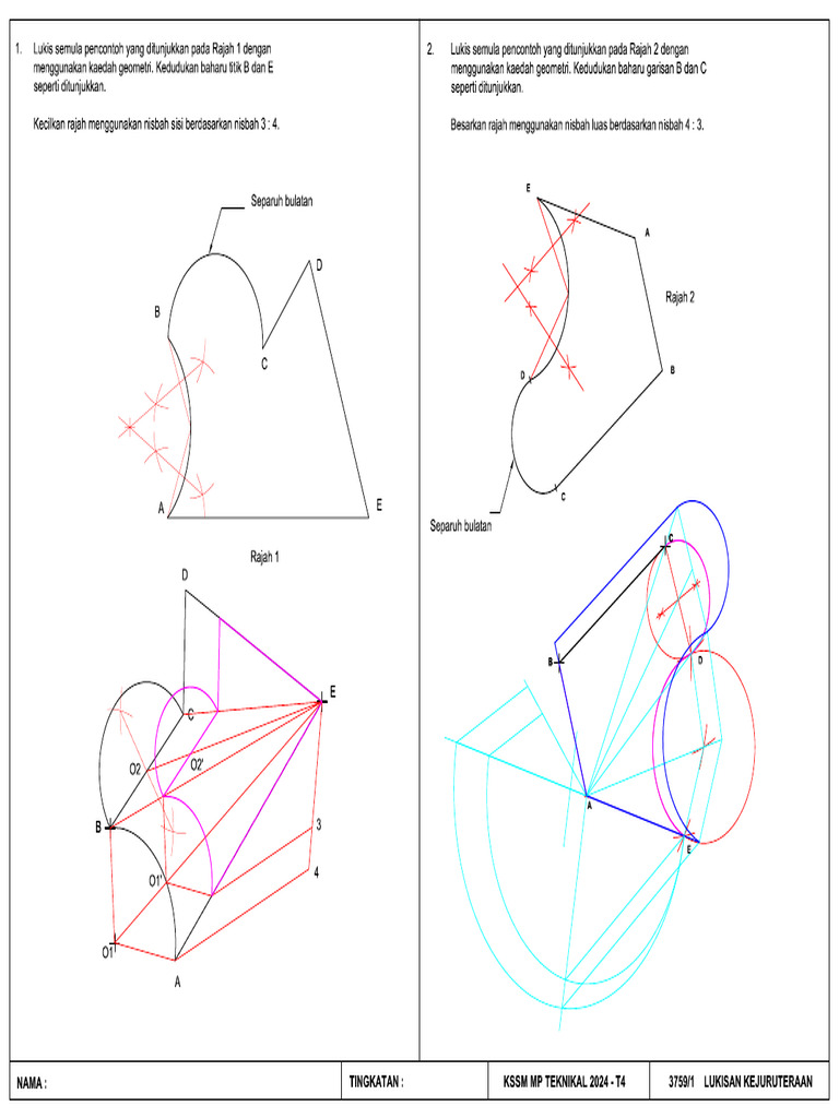 KSSM 2024 Teknikal LK Skima 1 | PDF