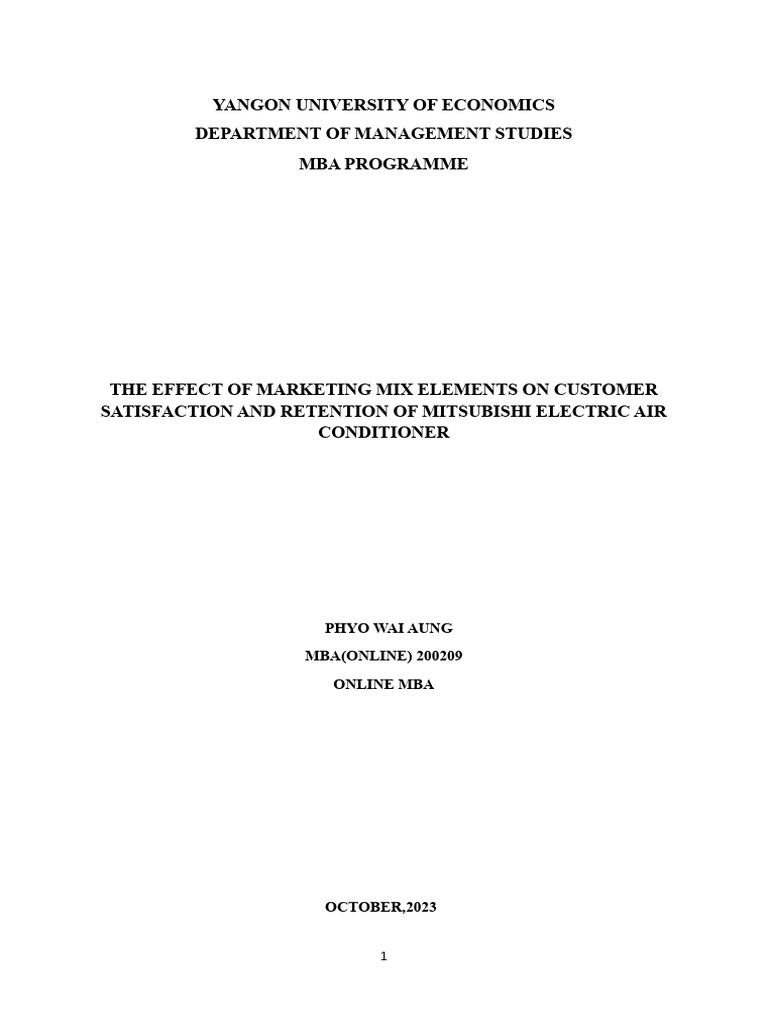 Phyo Wai Aung | PDF | Marketing | Target Audience