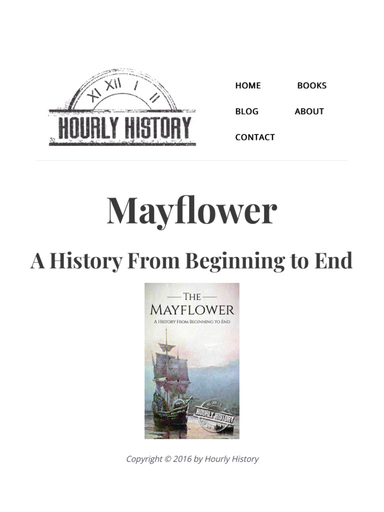 History of the Mayflower | PDF | English Diaspora | British ...