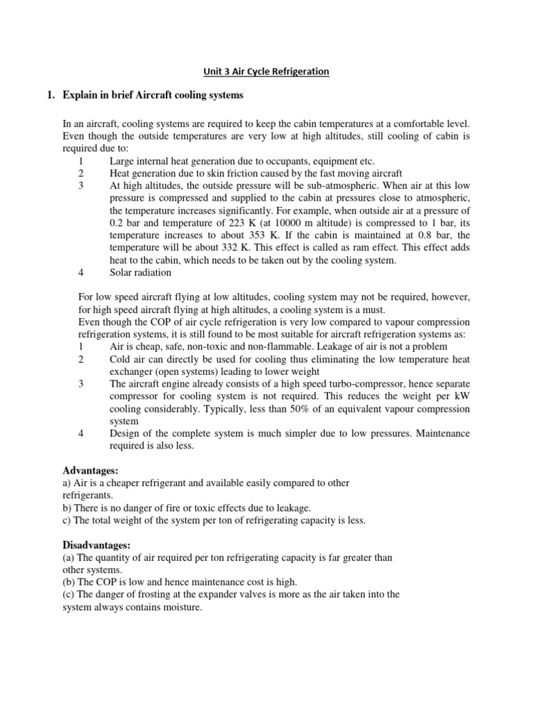 Aircraft Cooling Systems Guide | PDF | Science & Mathematics | Computers