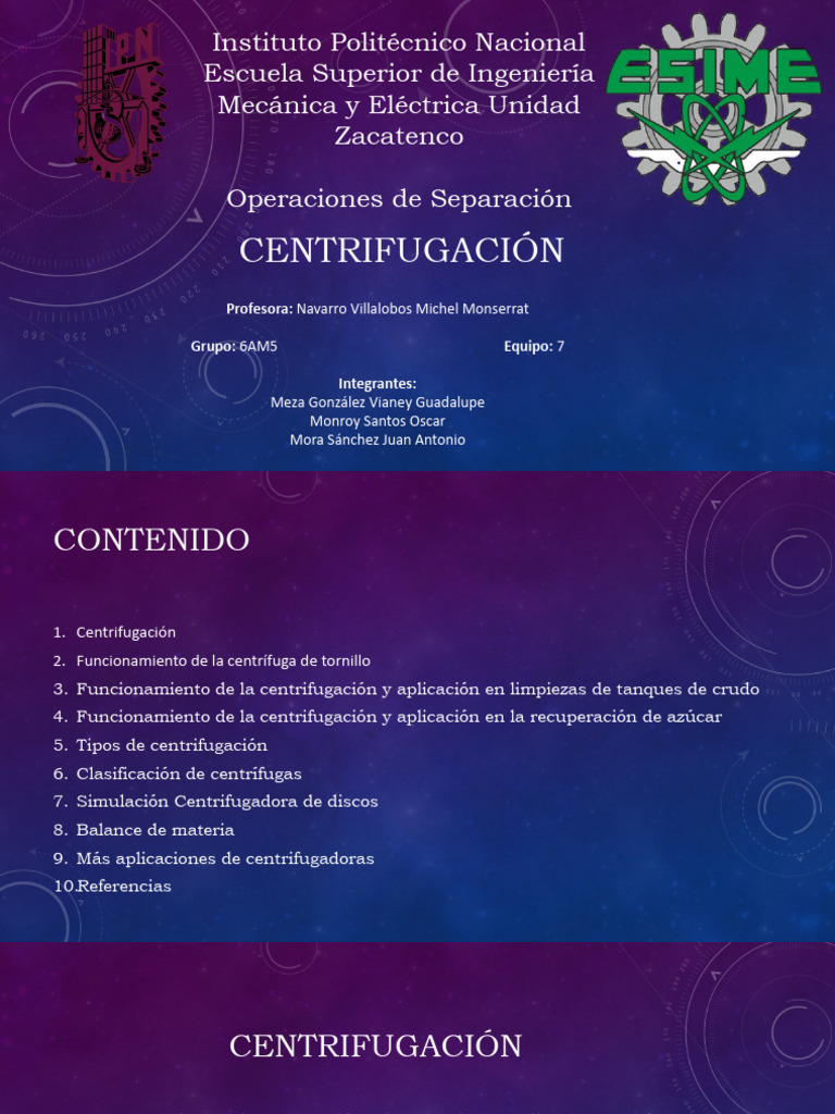 Centrifugación Eq7 | PDF