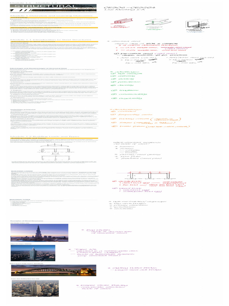 CE 306 Notes Compilation Module 1-7 | PDF
