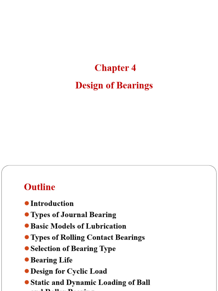 Chapter 4 Machine Element Final | PDF