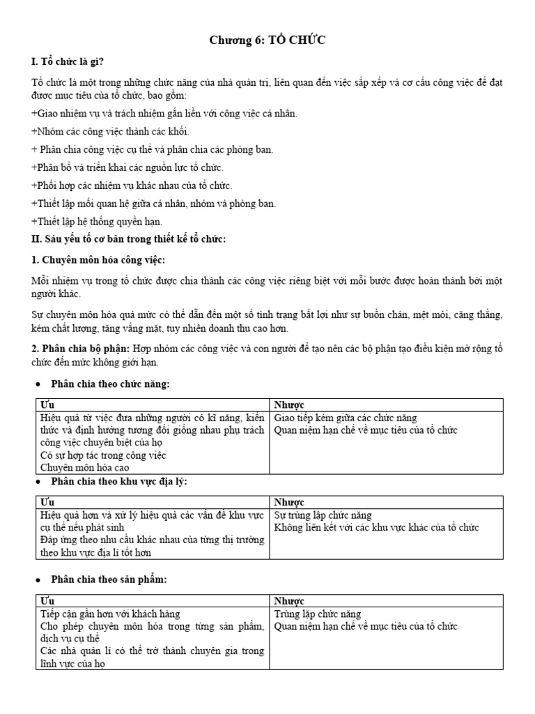 Chương 6 T CH C | PDF