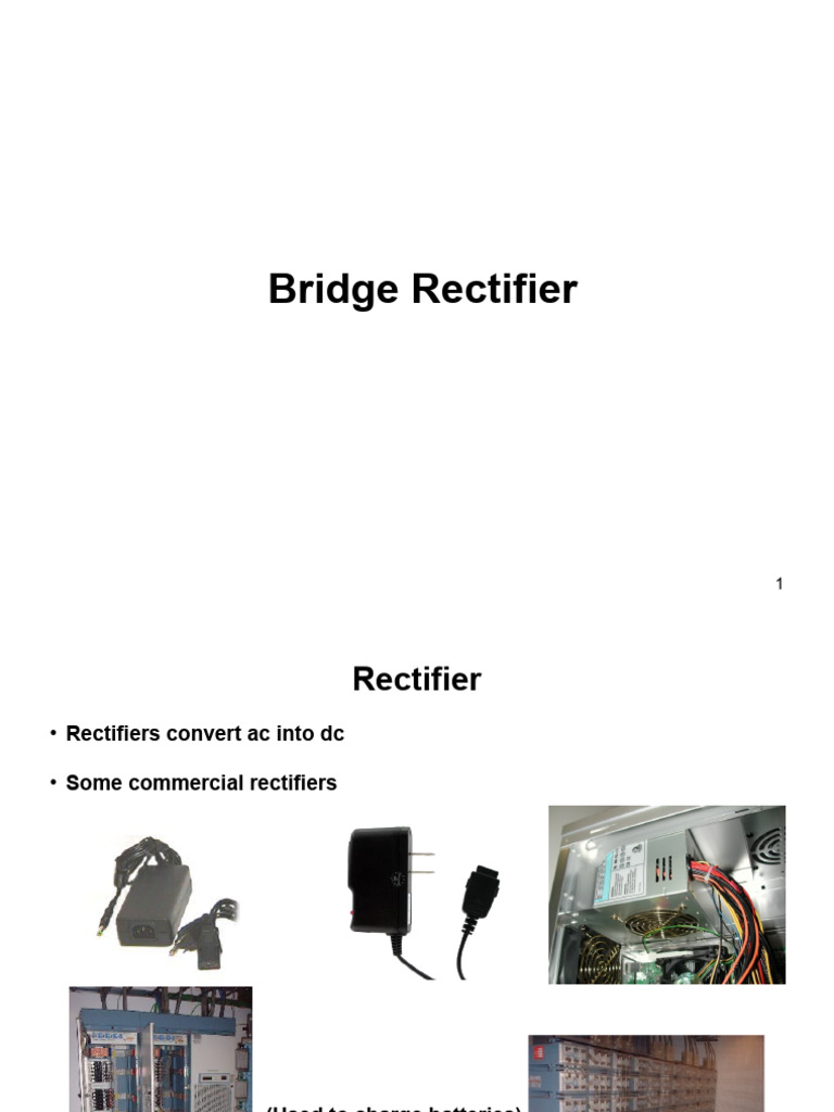 15ec101-class2-PPT | PDF | Rectifier | Diode