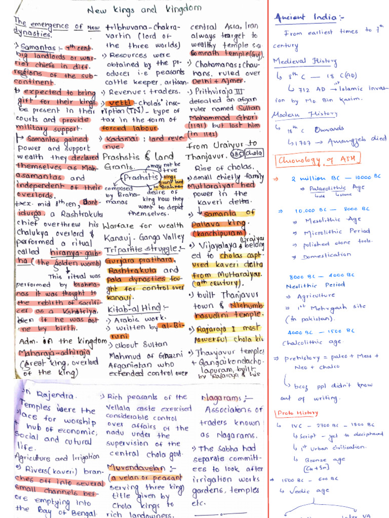 My Ancient History Notes | PDF