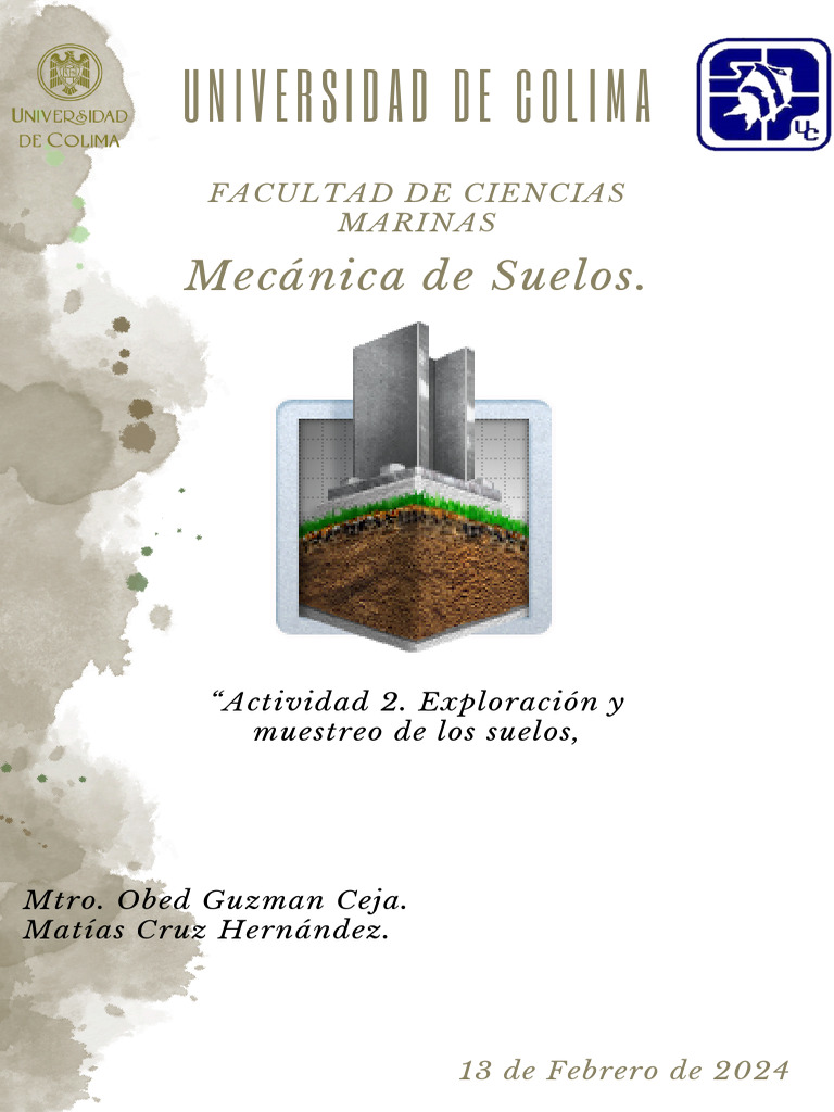 Exploración y Muestreo de Los Suelos | PDF | Suelo | Laboratorios