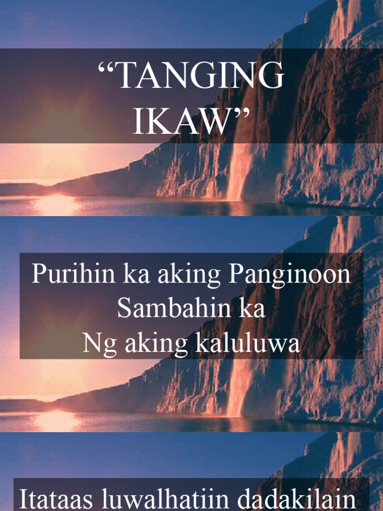 Tanging Ikaw | PDF
