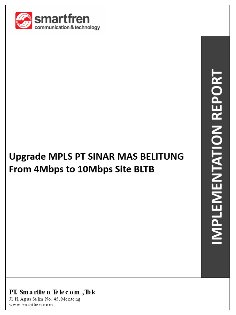 Implementation Report - BLTB | PDF