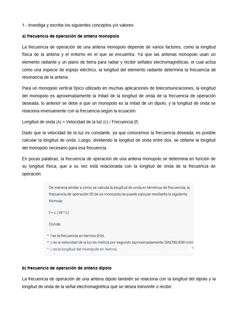 Previo 2 | Descargar gratis PDF | Antena (Radio) | Frecuencia