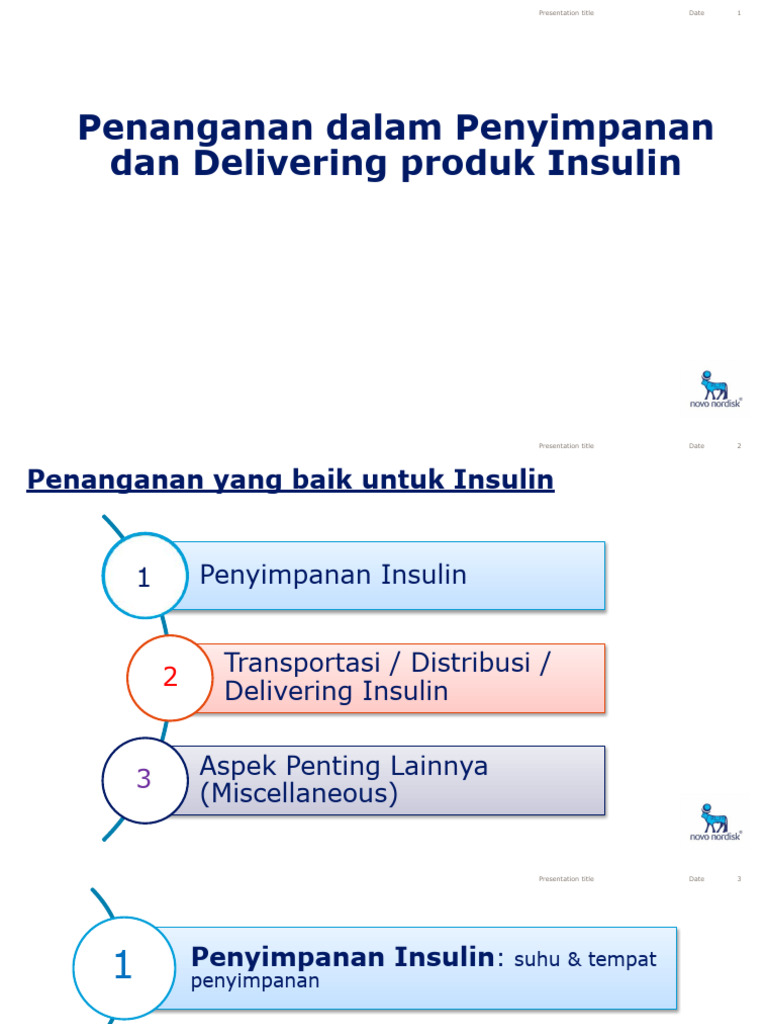 Transportasi Dan Penyimpanan Insulin | PDF
