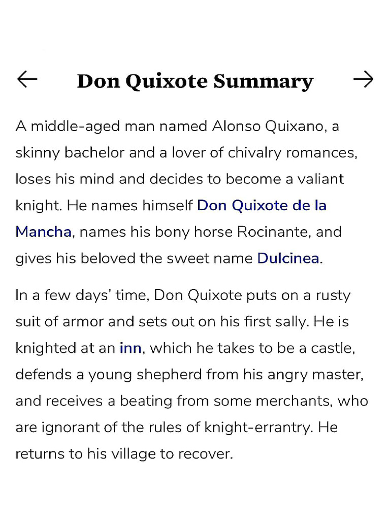 Don Quixote | PDF