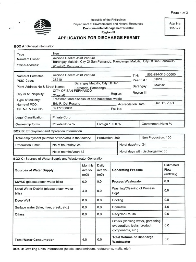 Notarized Application Form DP 2024 | PDF