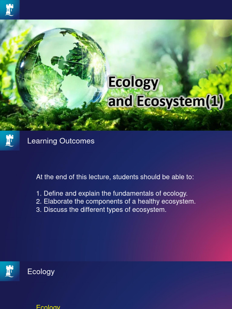 Ecology | PDF | Ecology | Ecosystem