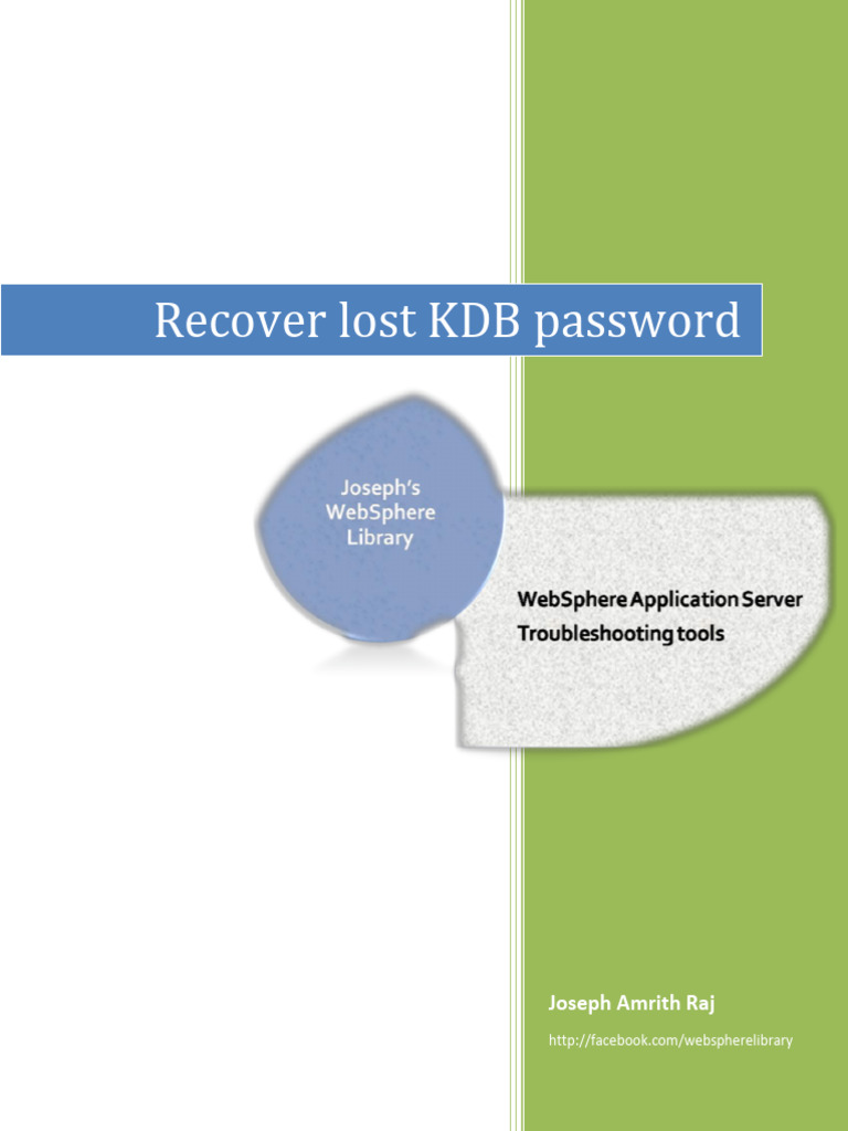 Websphere Doctor 7 Recover KDB Password | PDF | Computer Networking | Computing