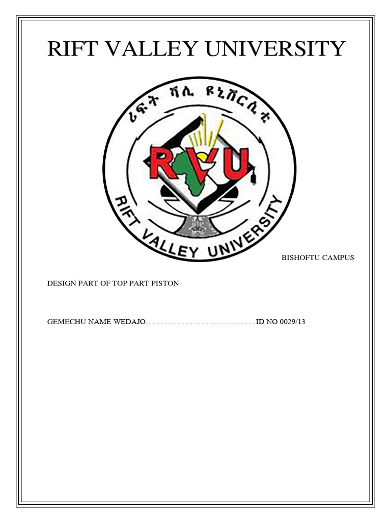 Gemechu | PDF | Piston | Strength Of Materials
