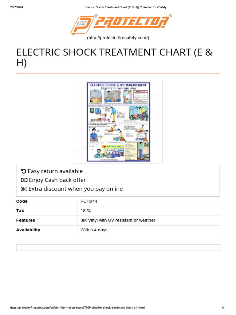 Electrical Shock Chart | PDF