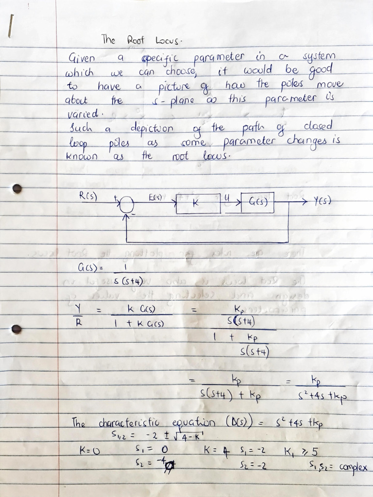Control Systems Notes 2 | PDF