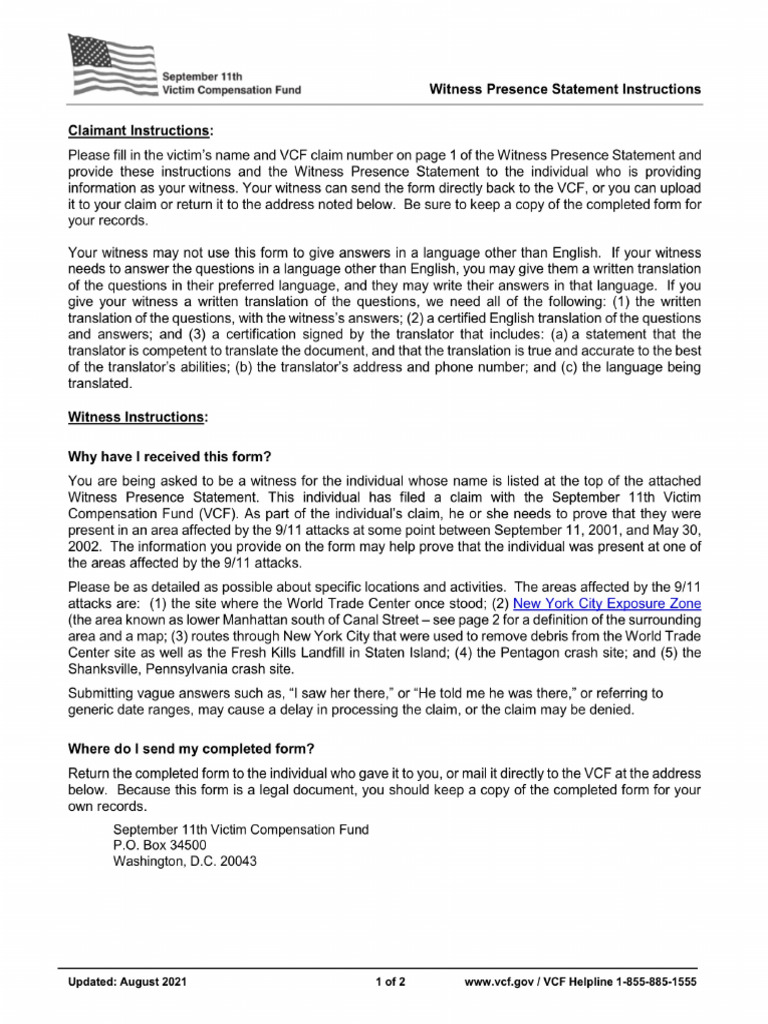 Witness Presence Statement AlexGitelman | PDF