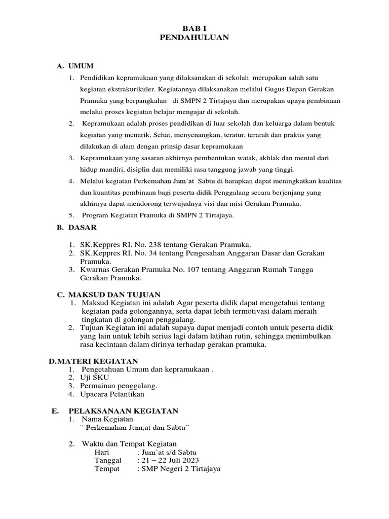 Proposal Perjumsa Siap Print | PDF