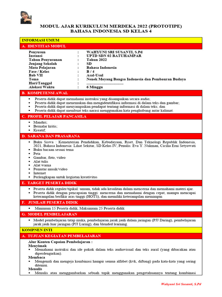 Modul Ajar BAB 7 | PDF