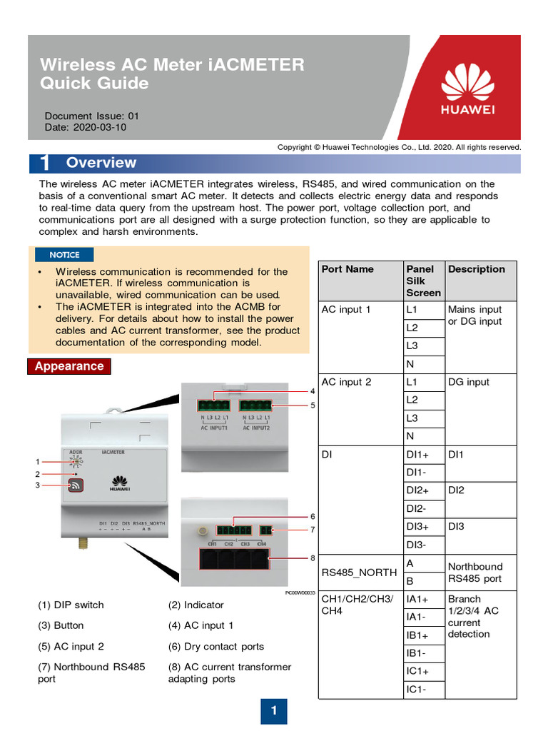 Wireless AC Meter iACMETER Quick Guide | PDF | Computers