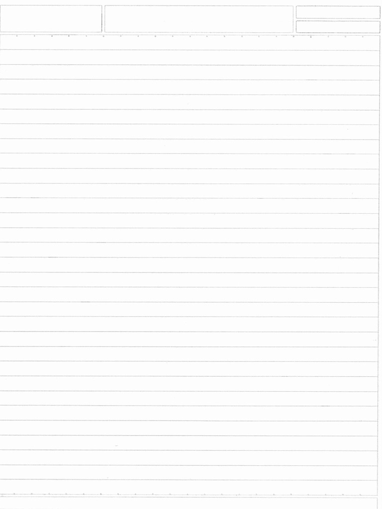 Hoja Rayada Cuaderno Universitario | PDF