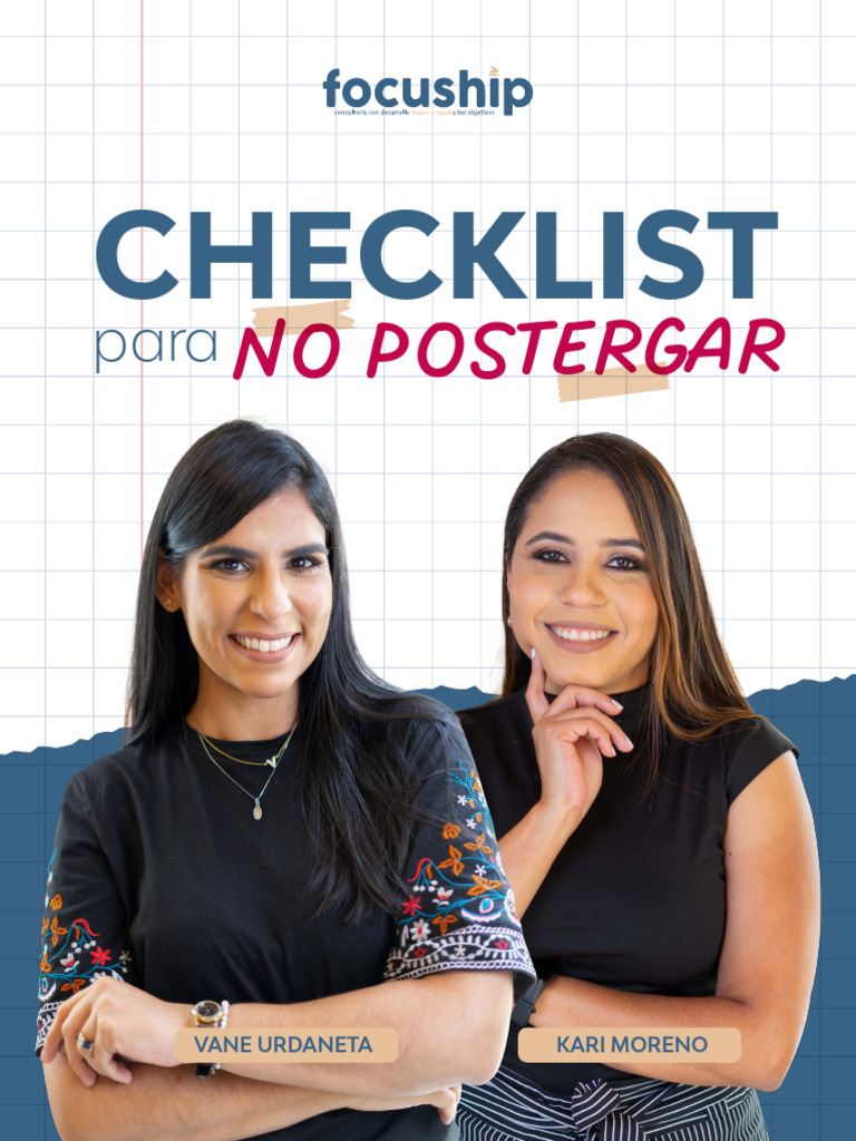 Checklist para No Postergar | PDF