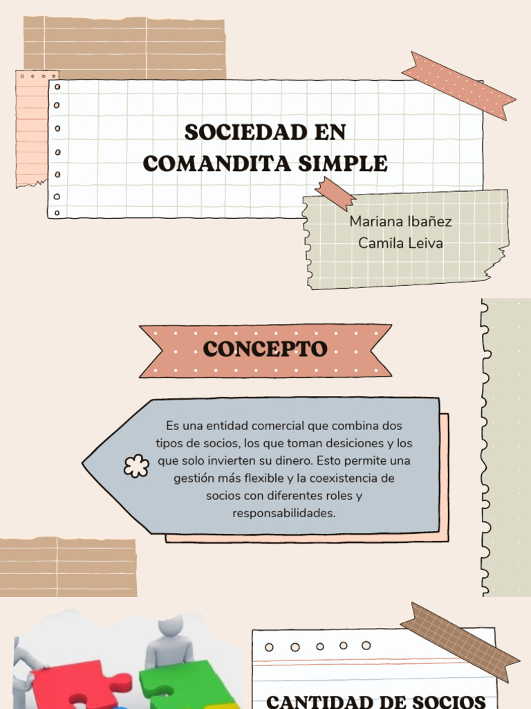 SOCIEDAD EN COMANDITA SIMPLE | PDF | Sociedad de responsabilidad limitada | Economias