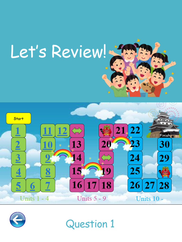 JHS 1 - Year End Review Game | PDF