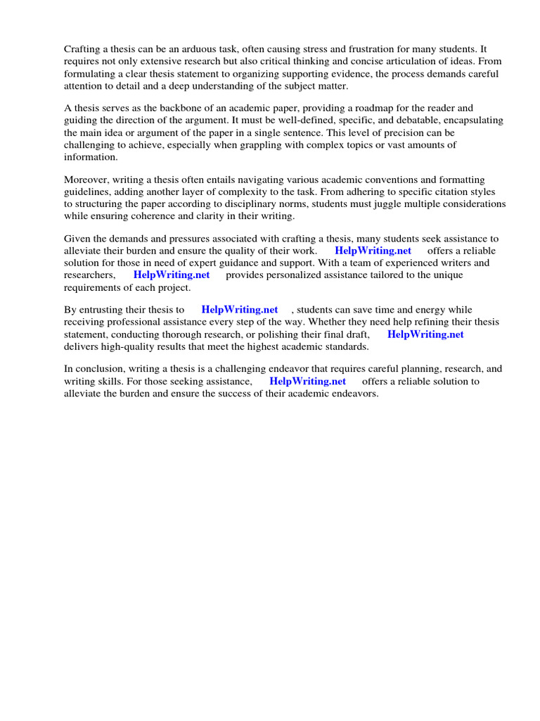 Why Do We Need Thesis Statements | PDF | Essays | Thesis