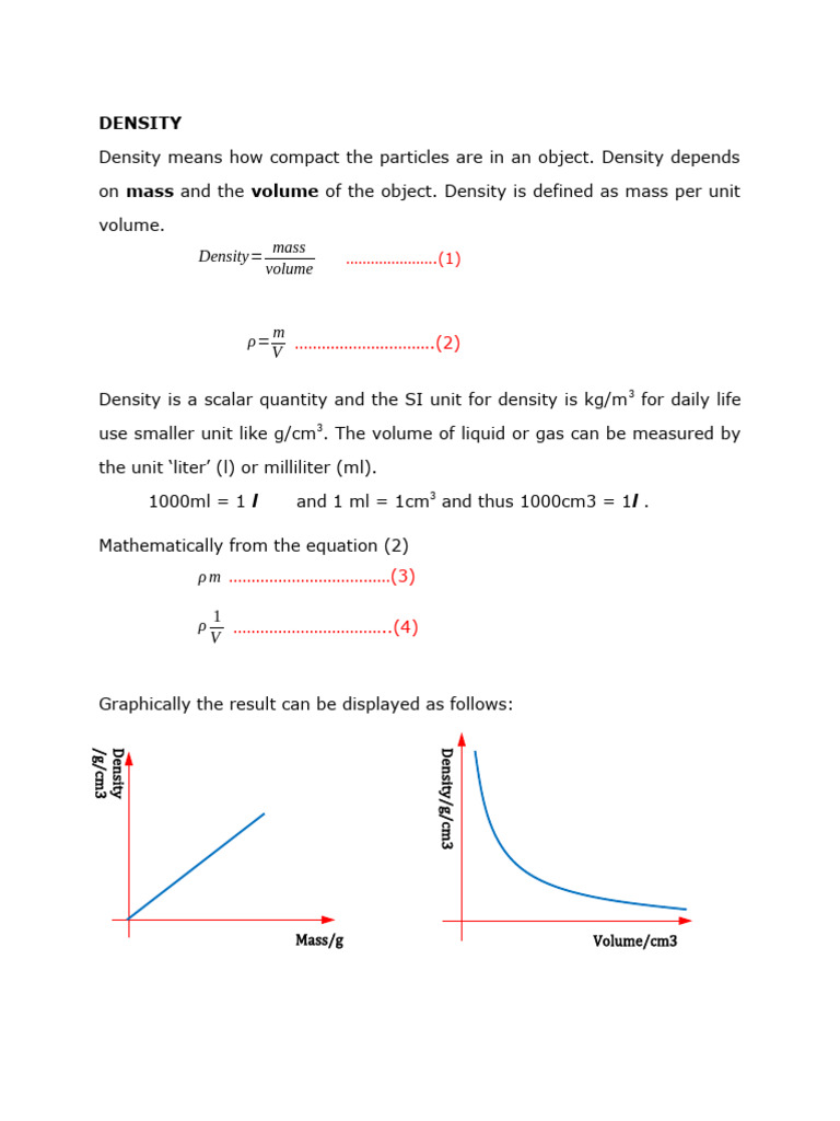 Solid - Density | PDF
