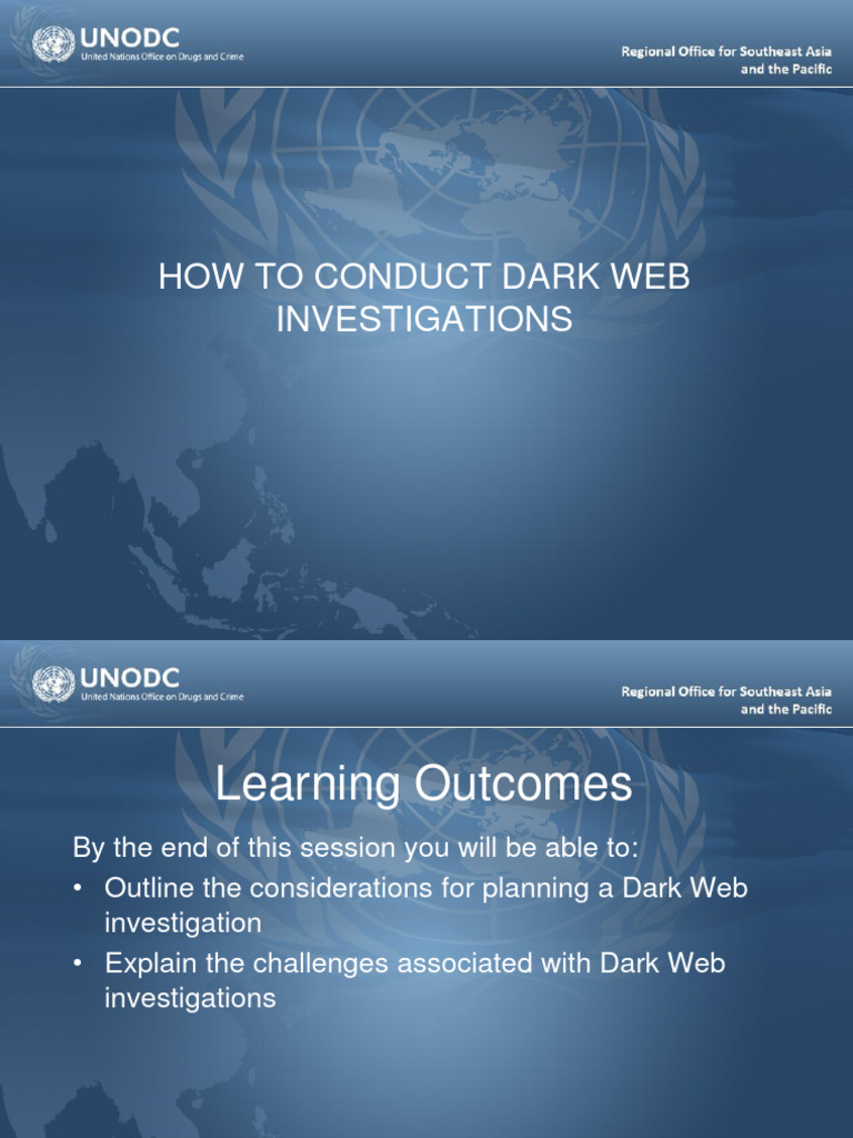 How To Conduct Dark Web Investigation | PDF