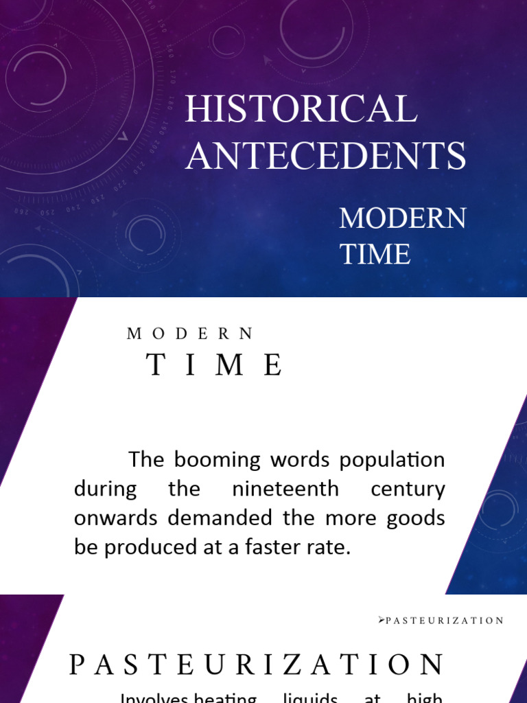 Sts Historical Antecedents Modern Time Presented by Kristel Joy Distor ...