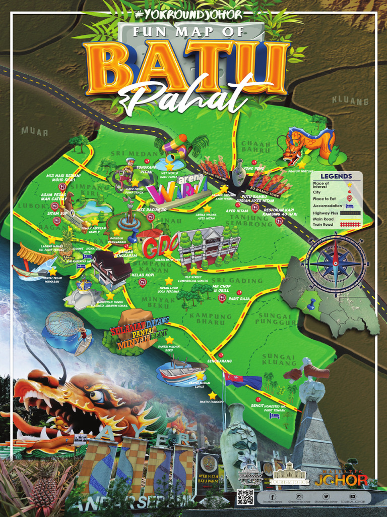 Batu Pahat Fun Map | PDF